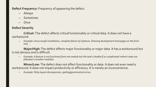 How to write defect | PPT
