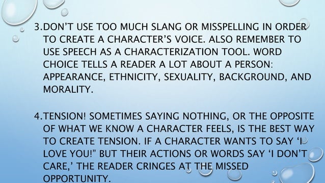 How to write dialogue in a story teacher's notes | PPTX | Fiction ...