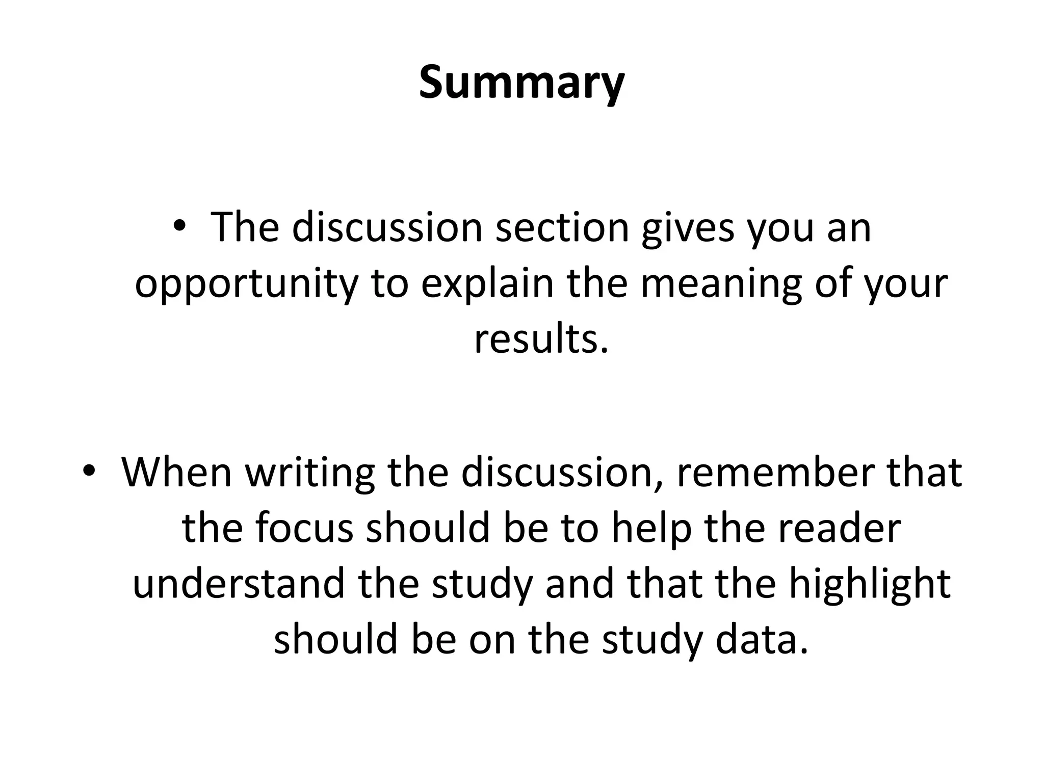 How to write discussion | PPTX