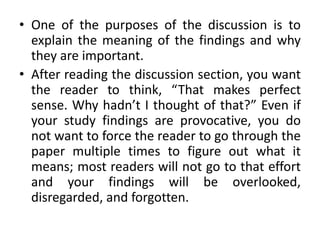 How to write discussion | PPTX