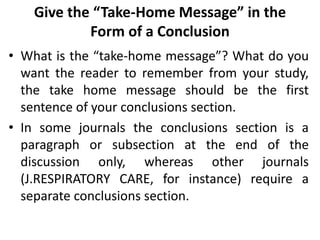 How to write discussion | PPTX