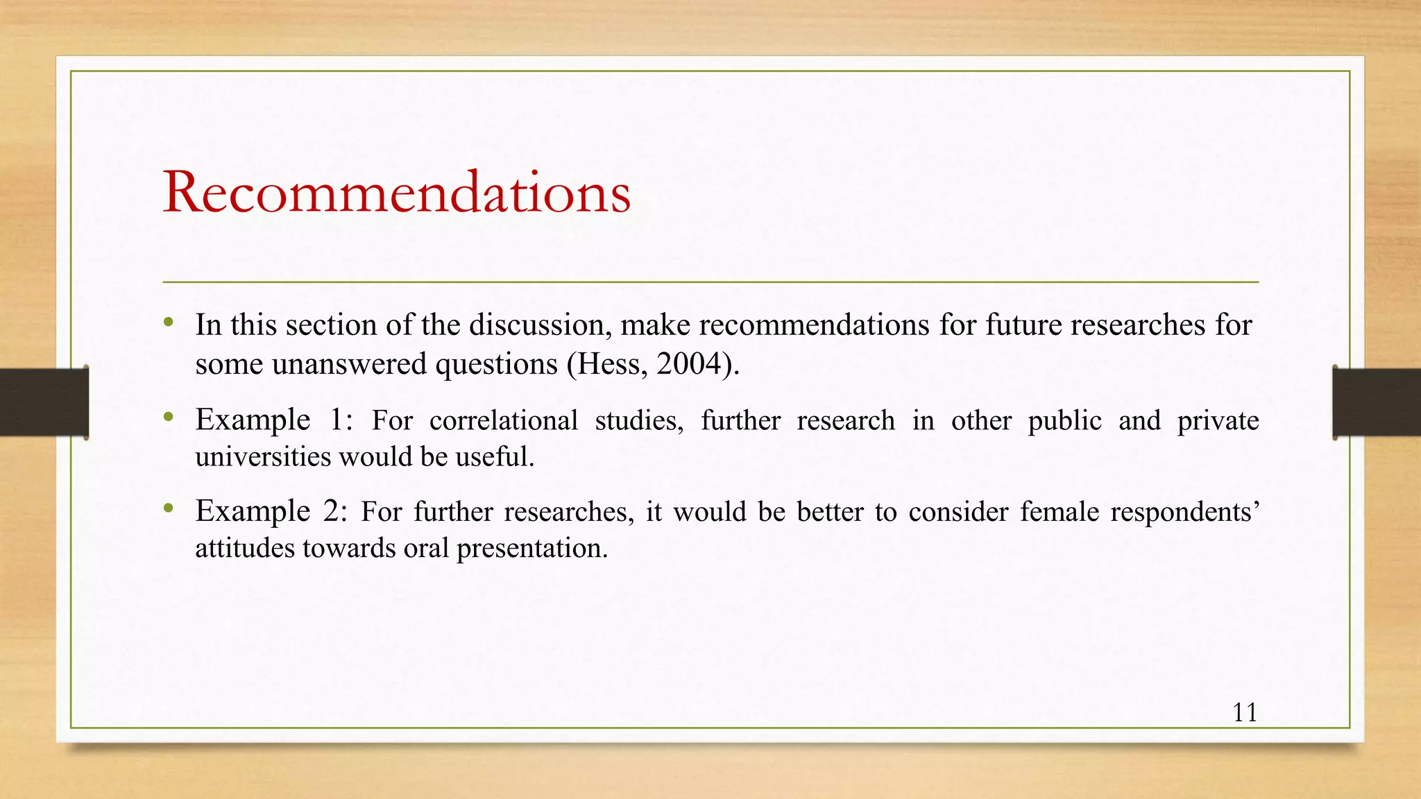 How To Write Discussion Section Pptx