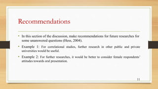 How to write discussion section | PPTX