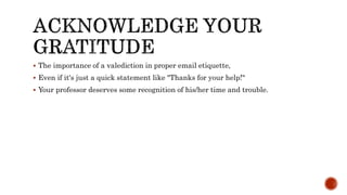 How to write email for prof. abroad | PPTX