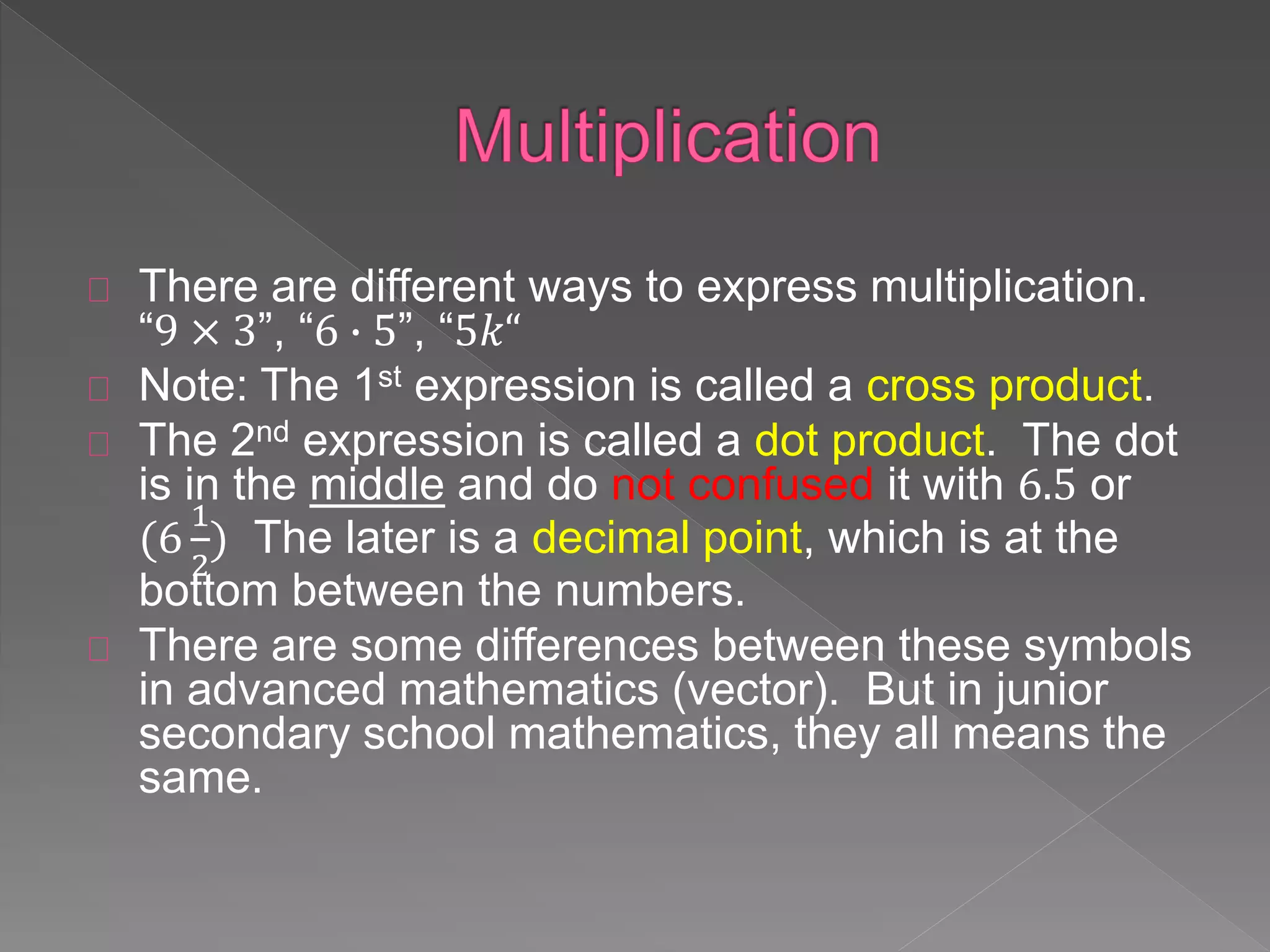 How to write equations &expressions | PPTX