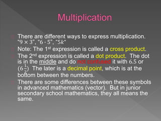 How to write equations &expressions | PPTX