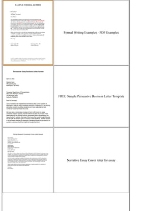 How To Write Essay Letter | PDF