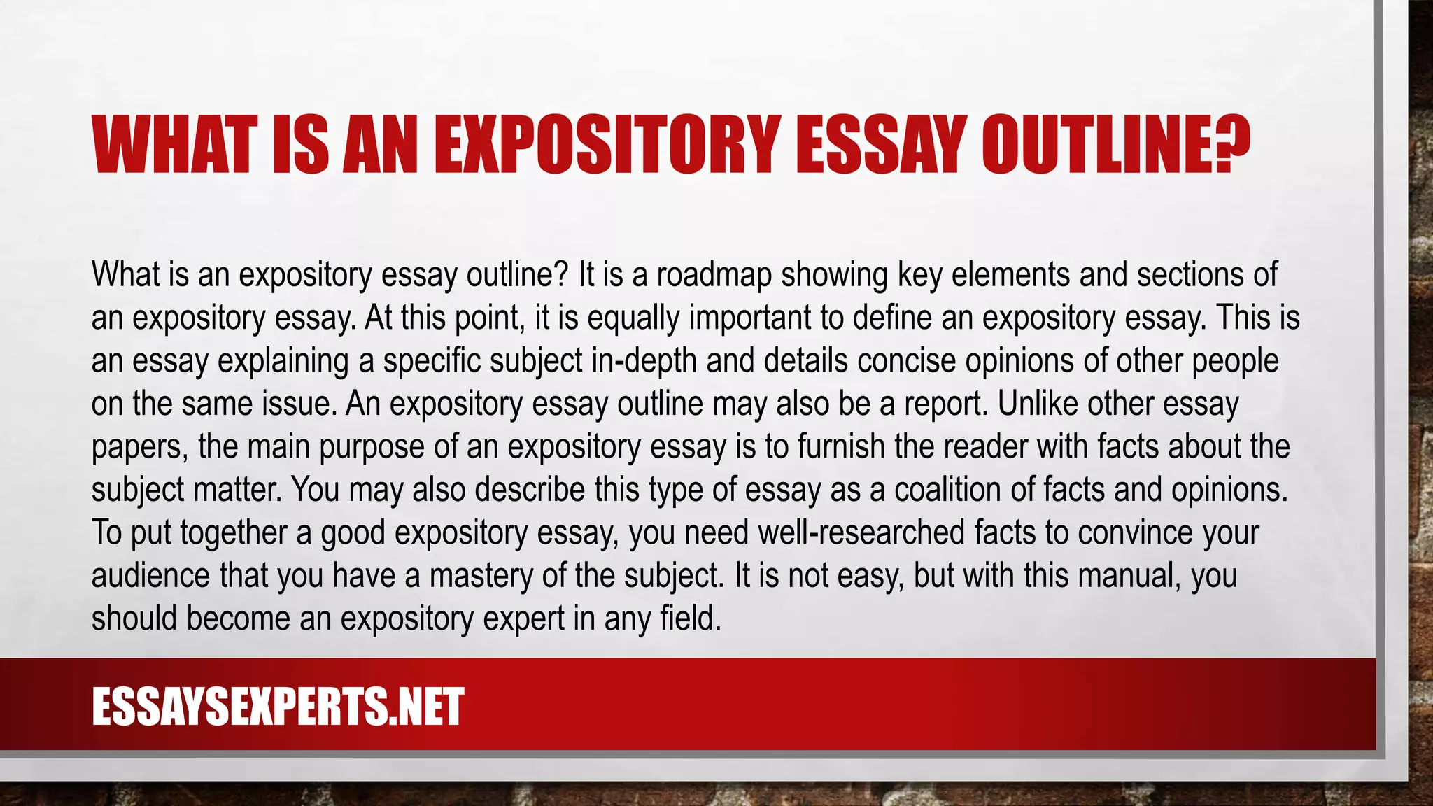 How to write expository essay | PPTX
