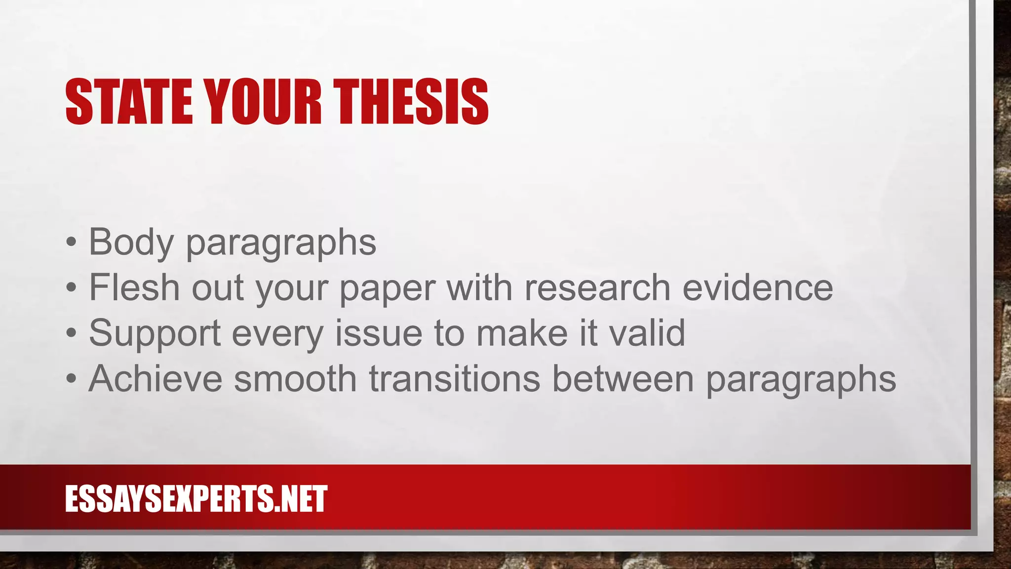 How to write expository essay | PPTX