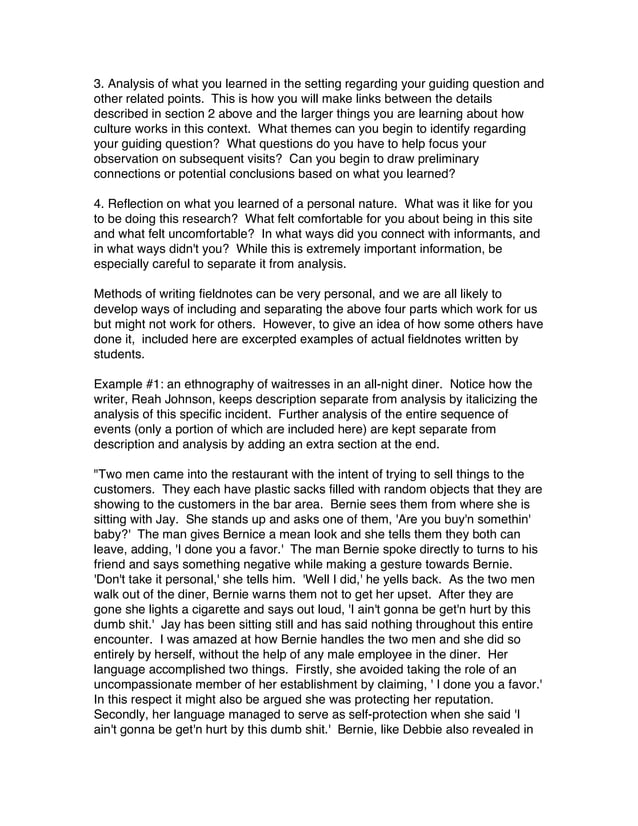 How to write_field_notes | PDF