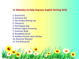 How to write good and correct English? | PPT