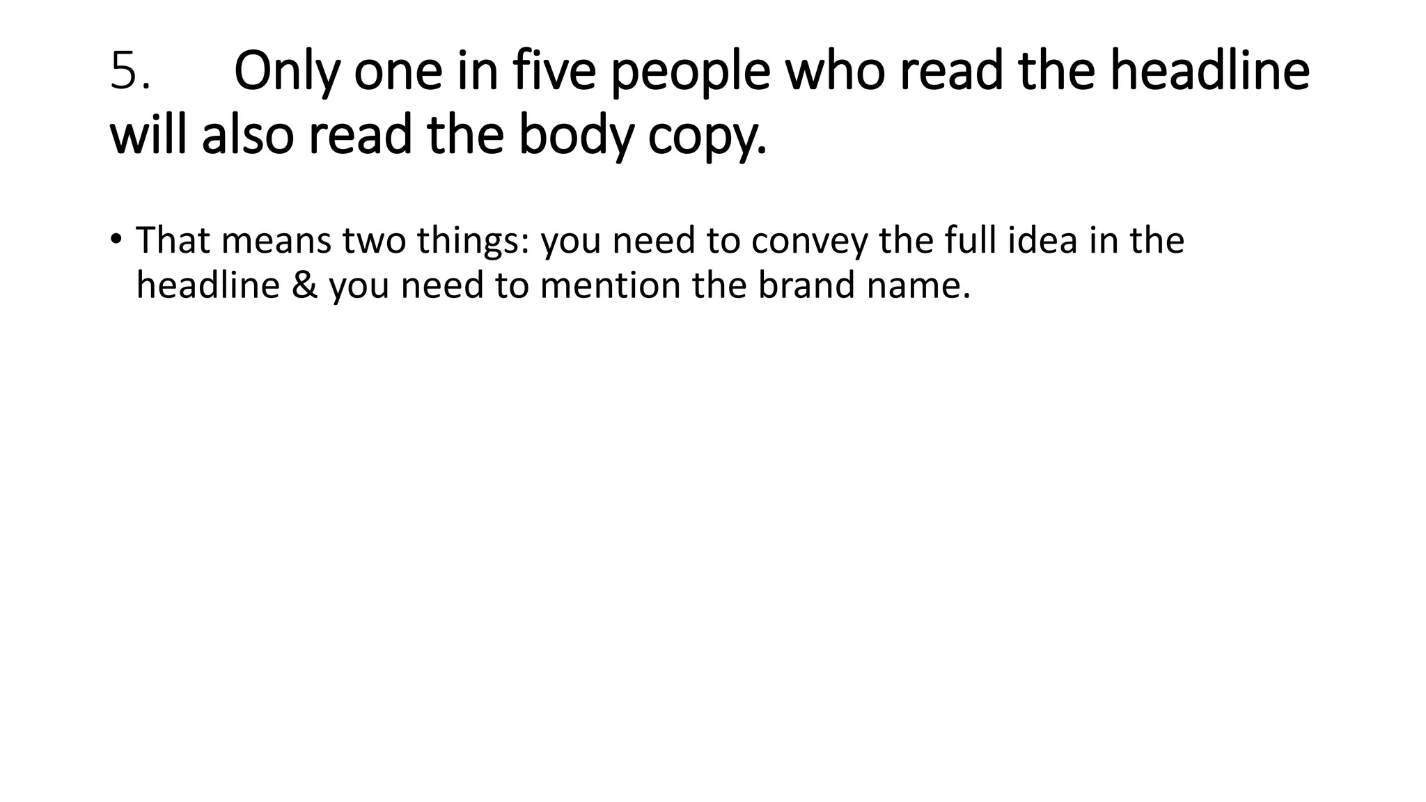 How To Write Great Copy: 7 Steps | PPT