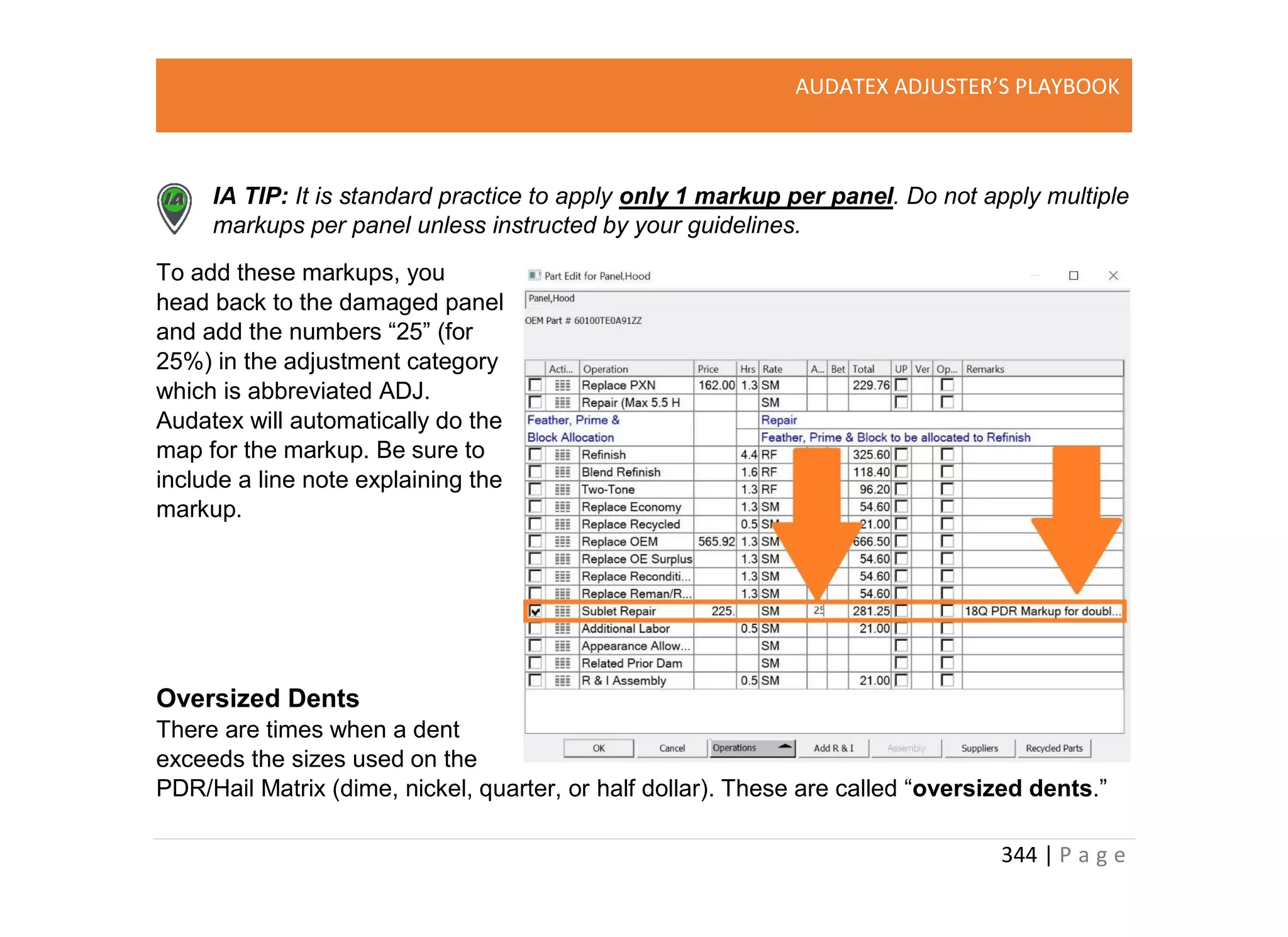 How to Write Hail or PDR Damage in Audatex WITHOUT the PDR Module | PDF
