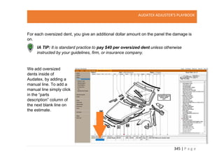 How to Write Hail or PDR Damage in Audatex WITHOUT the PDR Module | PDF