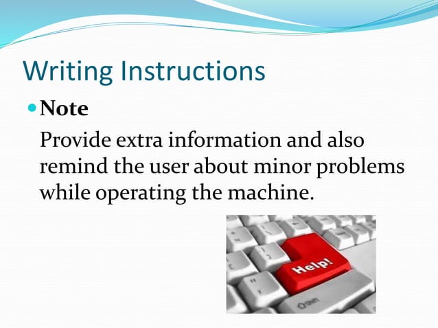 How to write instructions | PPT