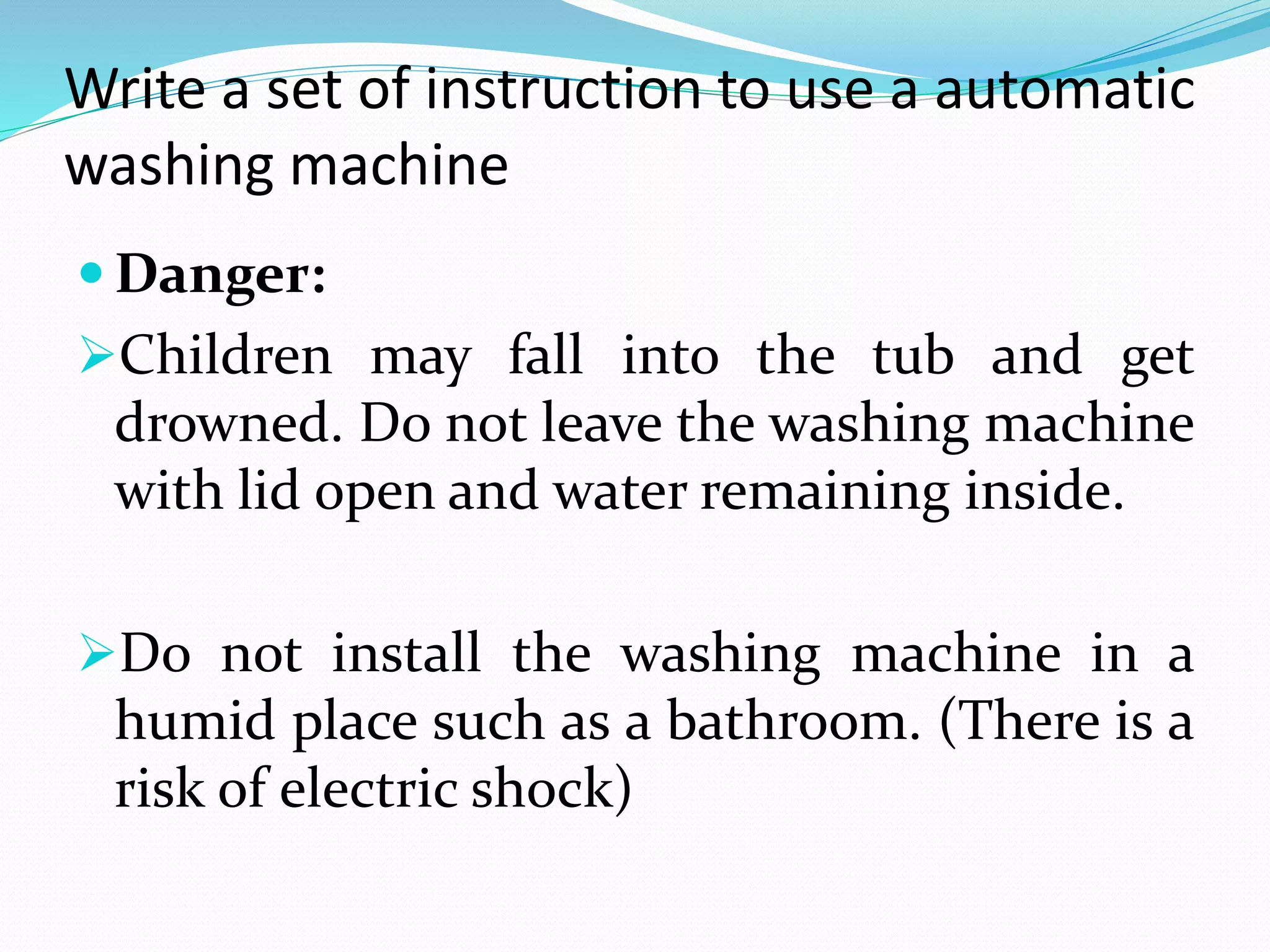 How to write instructions | PPT