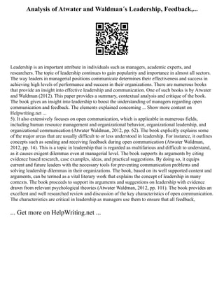 How To Write Interpretive Questions - With Examples | PDF