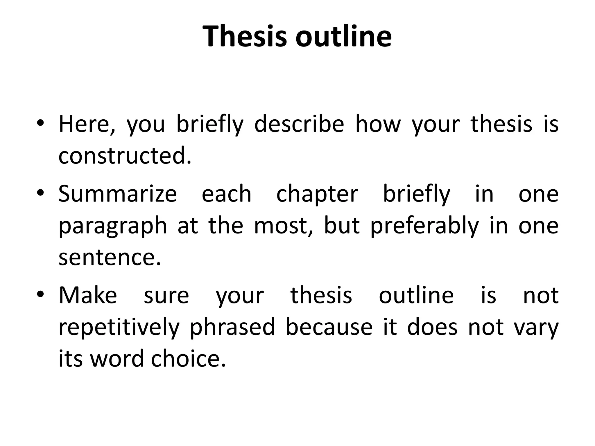 How to write introduction of thesis | PPTX