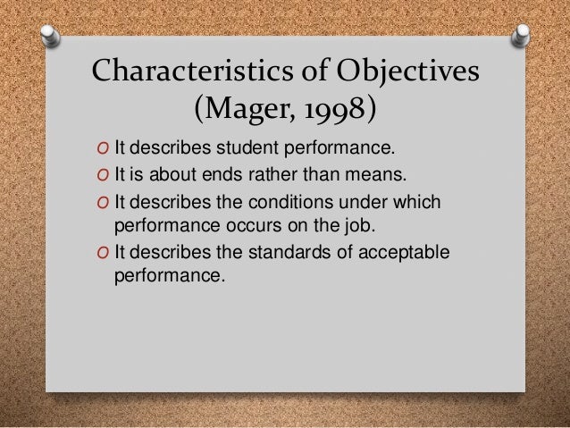 How to write lesson objectives