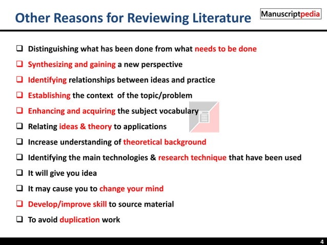 How to Write Literature Review : Thematic | PDF