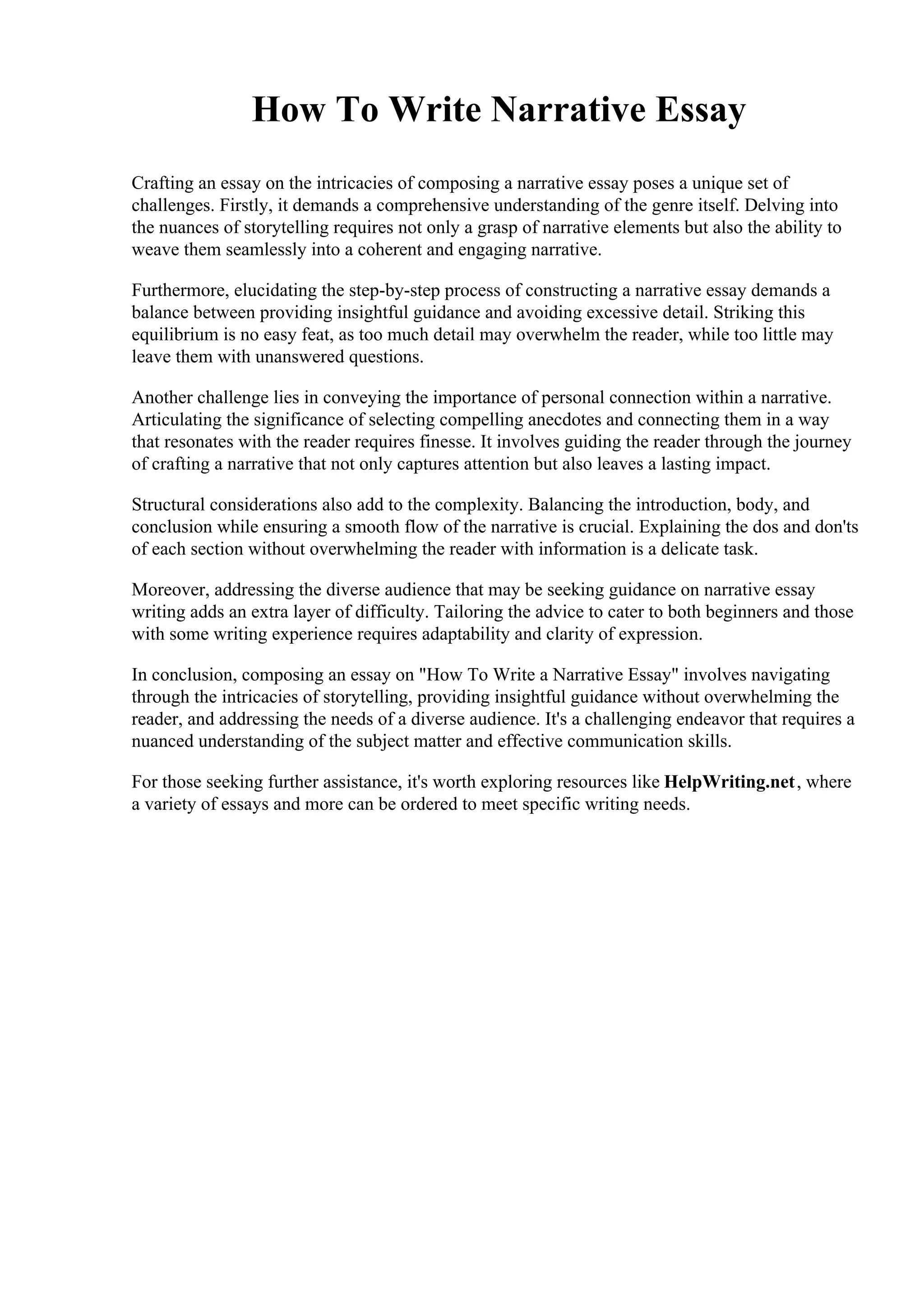 How To Write Narrative Essay.pdf