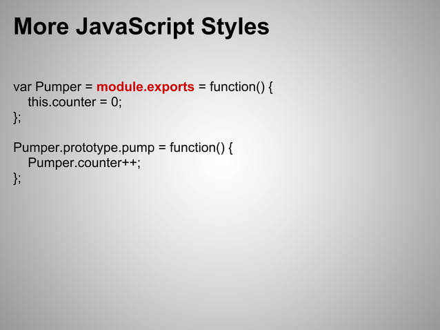 How to Write Node.js Module | PPT