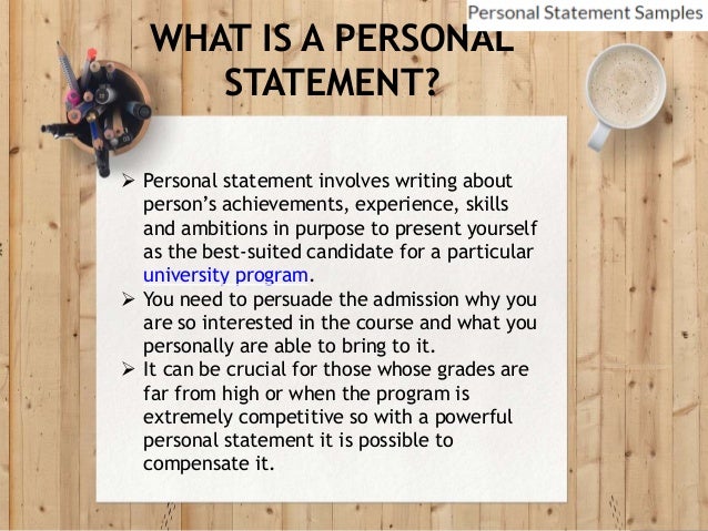 How to Write Powerful Personal Statement with Help of Samples