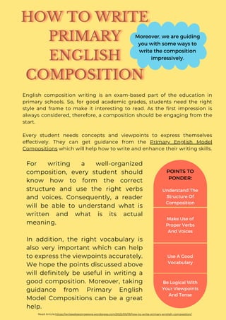 HOW TO WRITE PRIMARY ENGLISH COMPOSITION.pdf