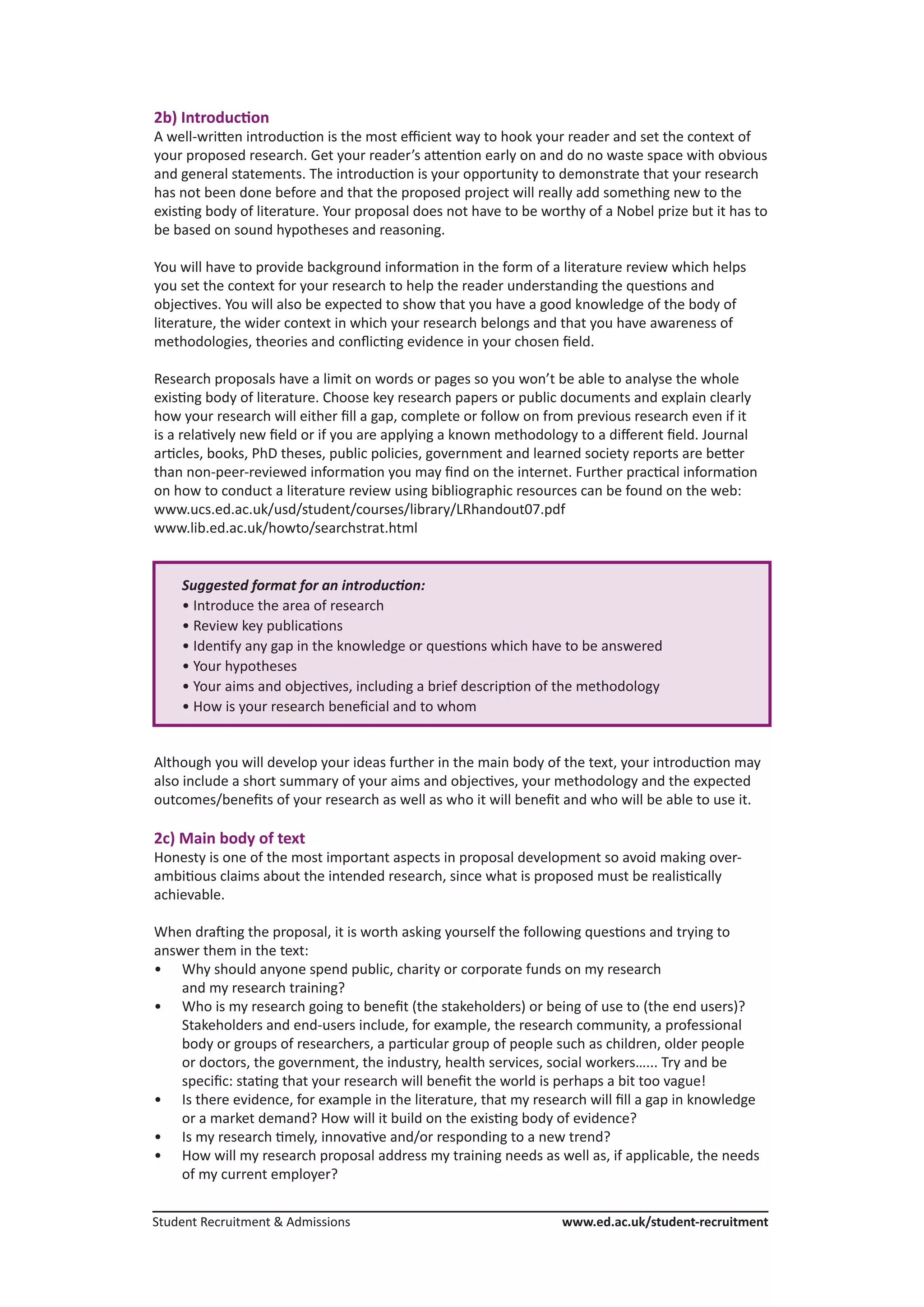 How to write proposal 2 | PDF