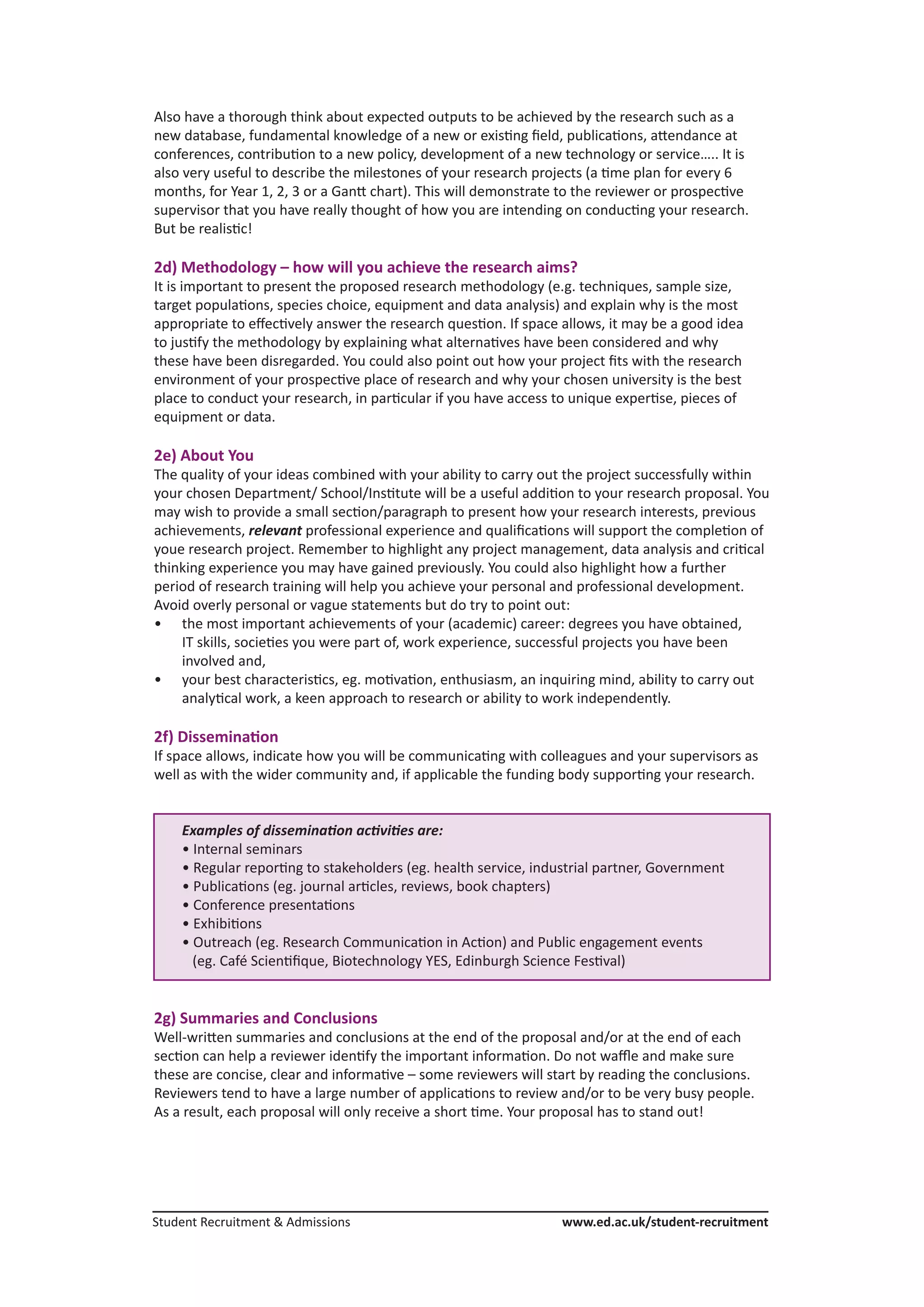 How to write proposal 2 | PDF