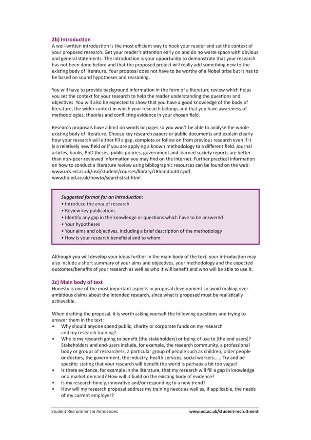 How to write proposal 2 | PDF