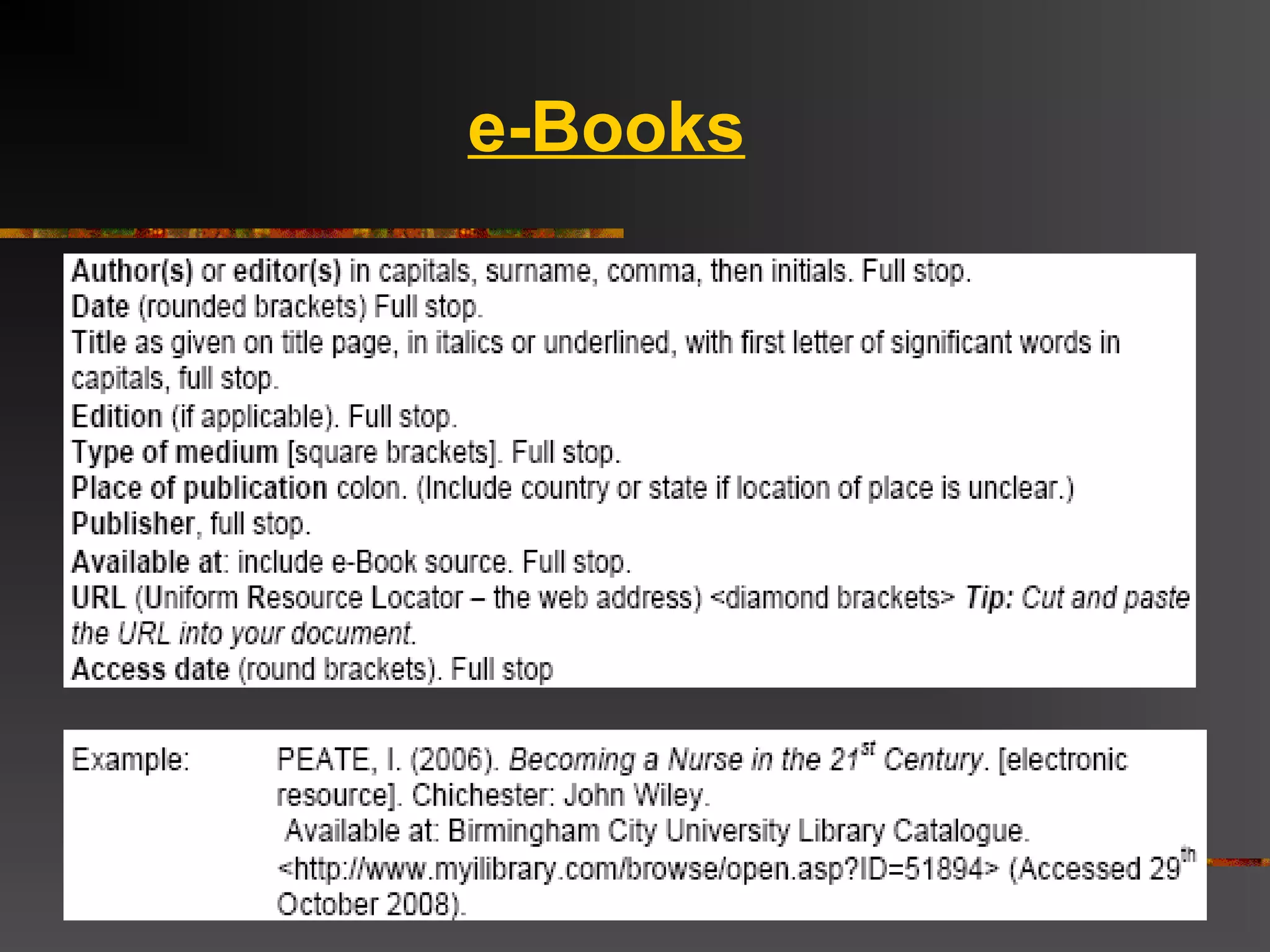 How to write reference(s) | PPT