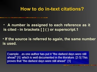 How to write reference(s) | PPT