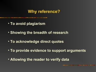 How to write reference(s) | PPT