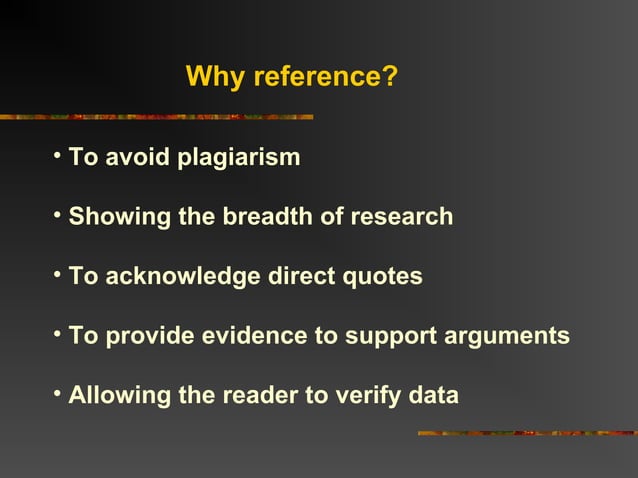 How to write reference(s) | PPT | Science