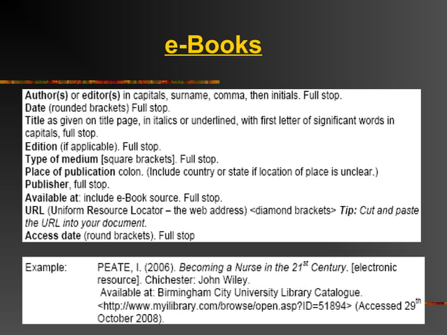 How to write reference(s) | PPT | Science