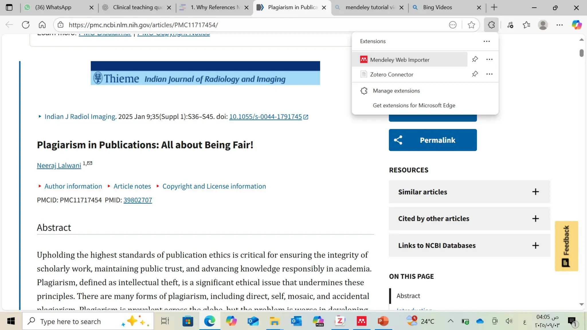 How to write references and check for Plagiarism (1).pptx