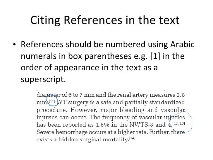 How To Write References While Submitting Manuscripts To