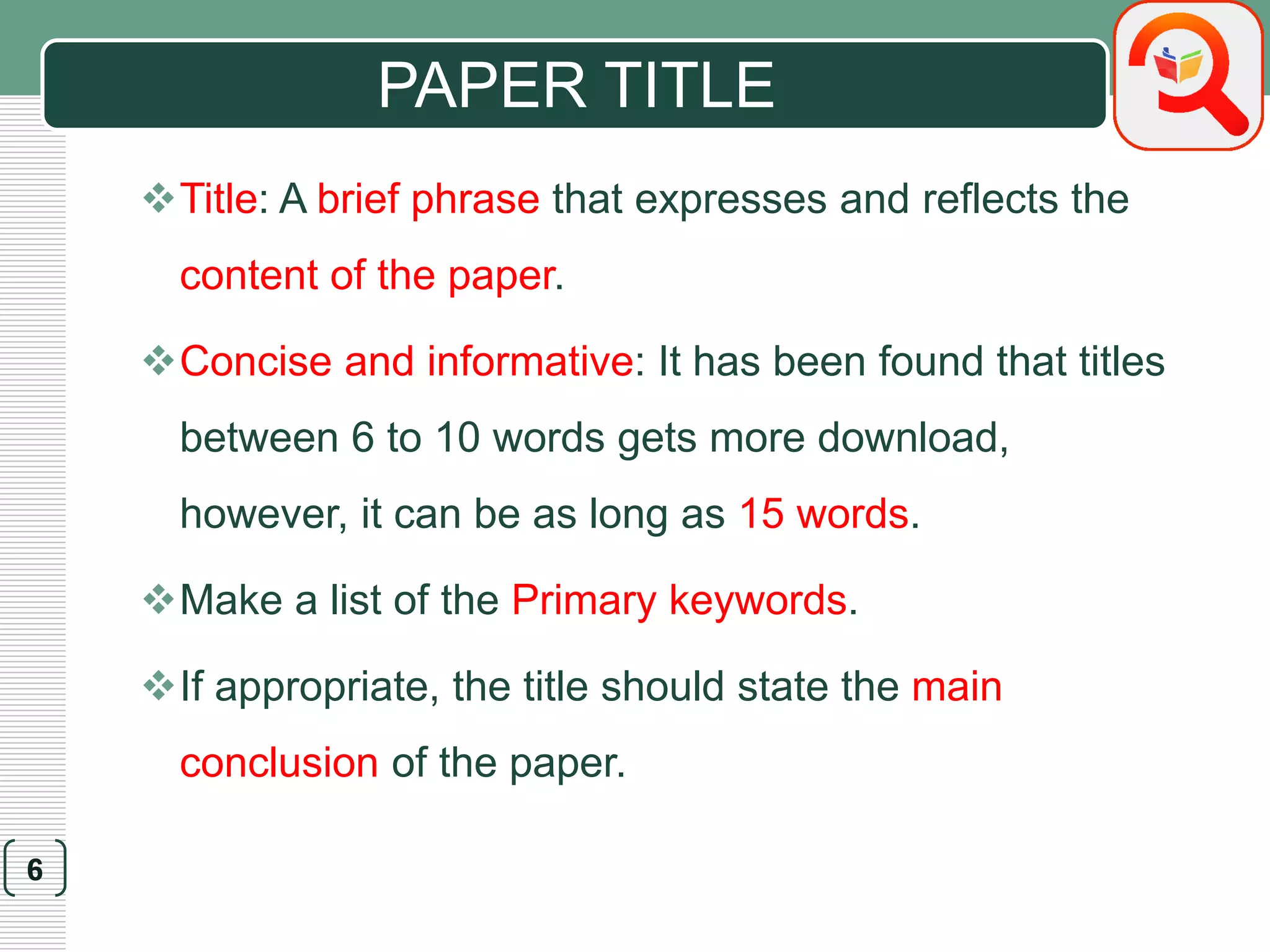 How to write A Research Article? | PDF | Science