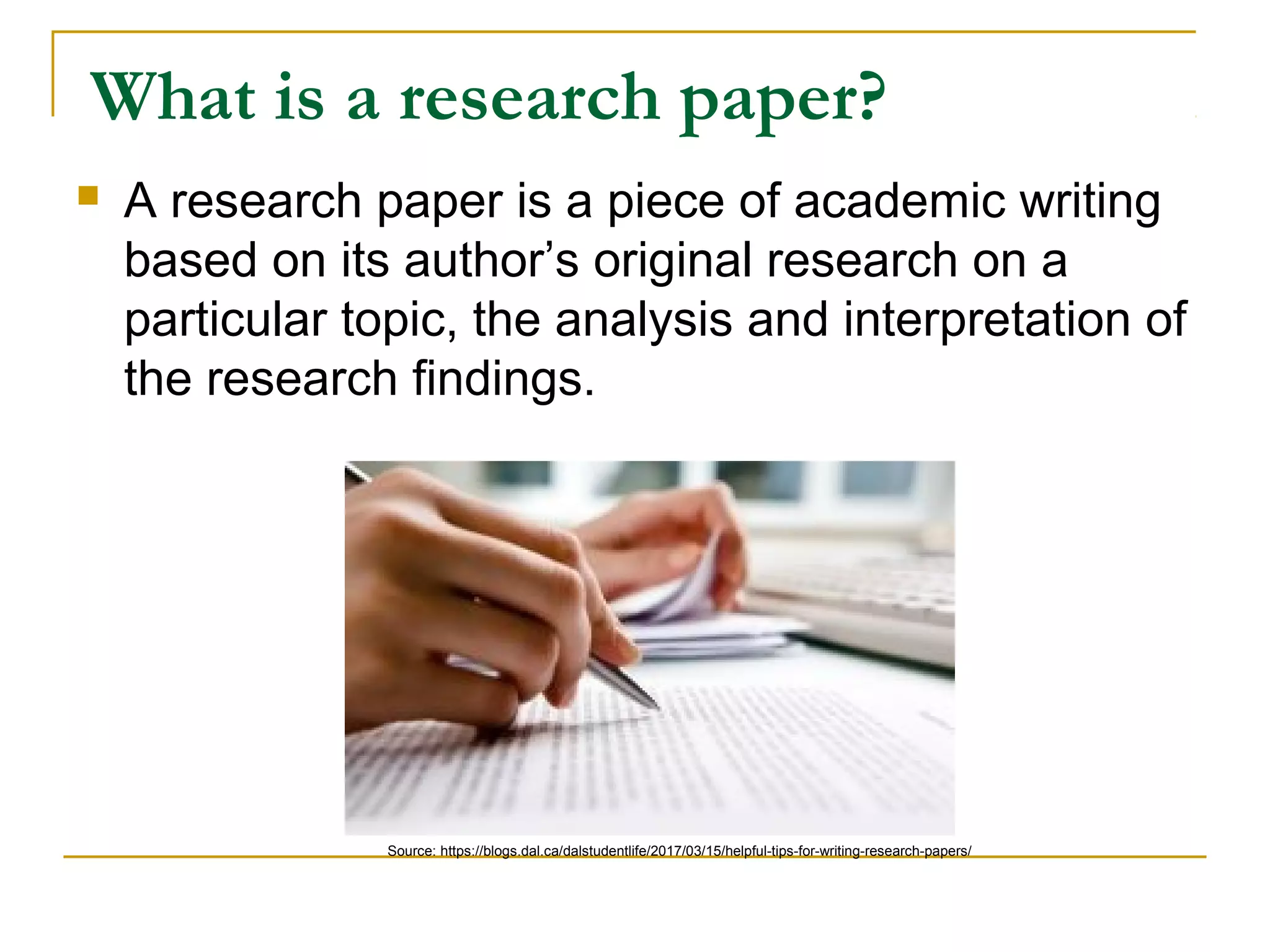 How to write research paper | PPT | Publishing Industry | Industries