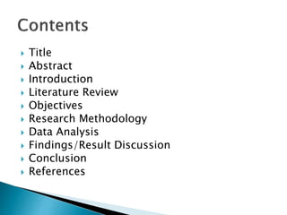 How to write research paper | PPT