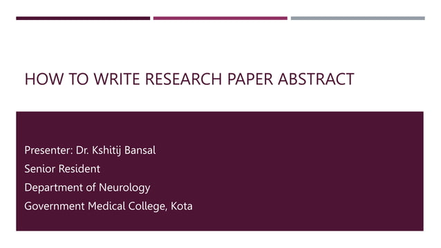 How to write research paper abstract.pptx
