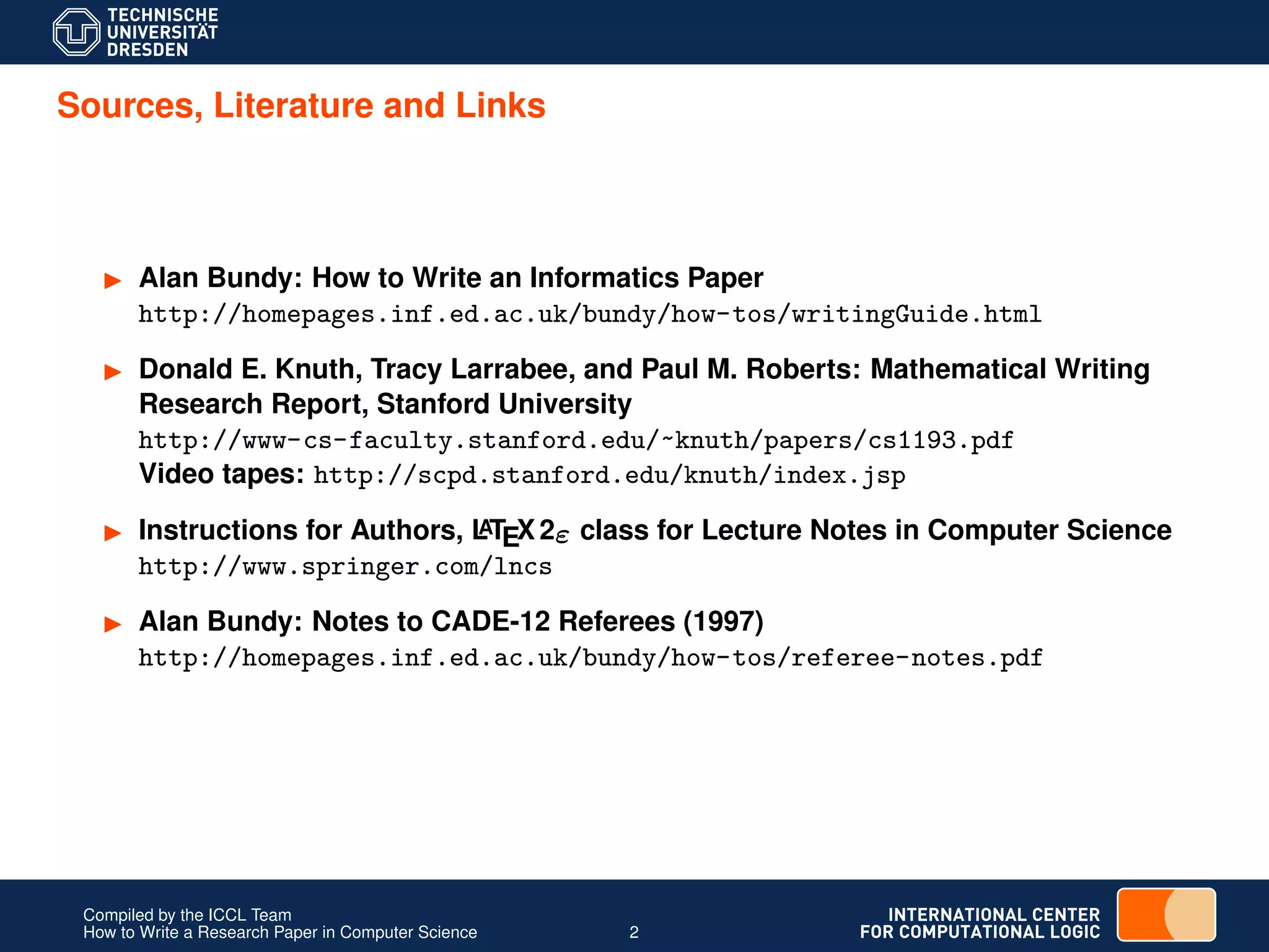 How to write research paper in cse | PDF