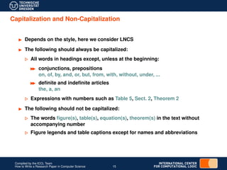 How to write research paper in cse | PDF