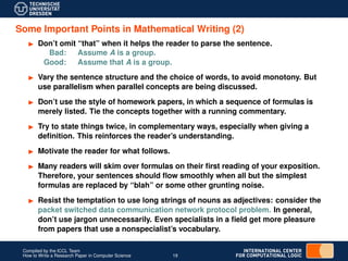 How to write research paper in cse | PDF