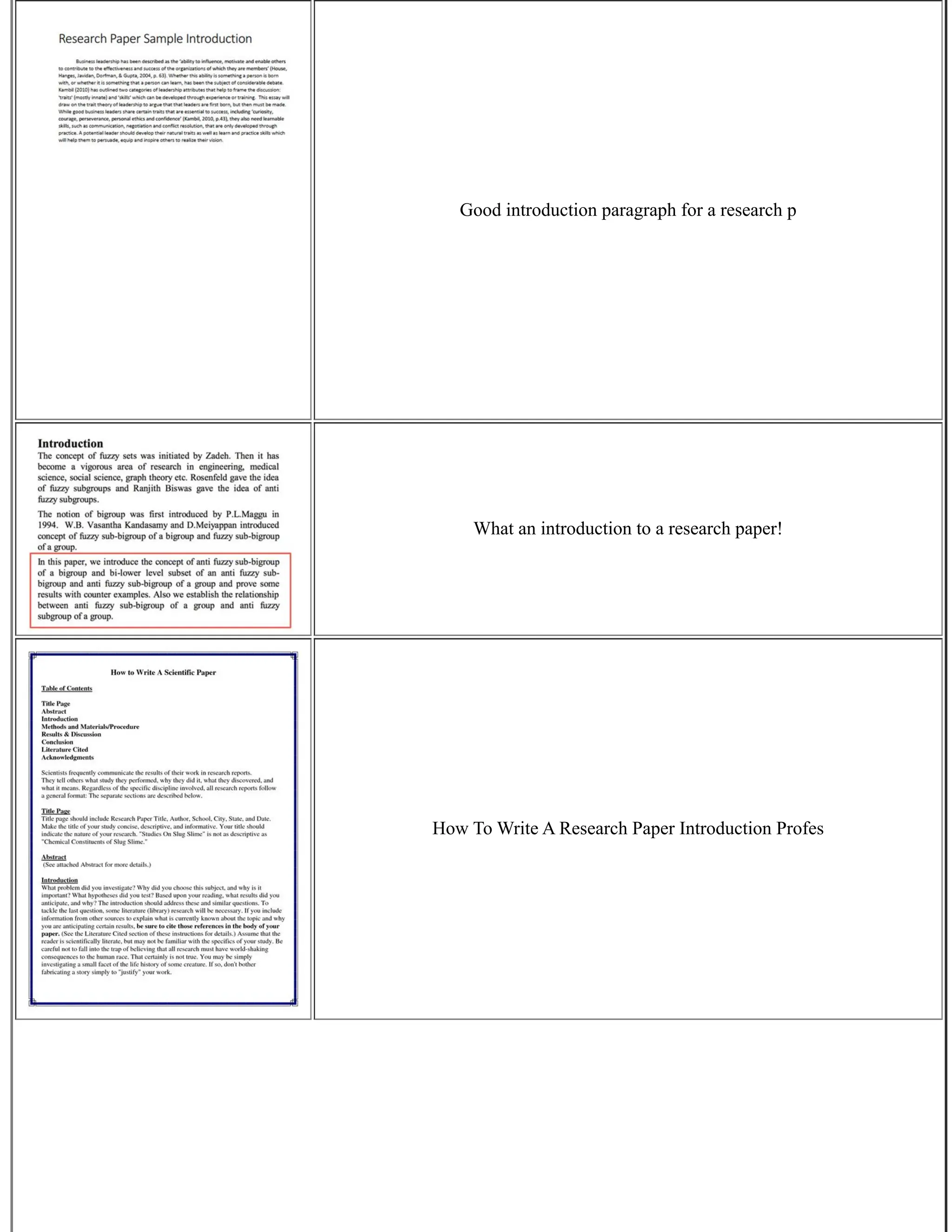 How To Write Research Paper Introduction | PDF