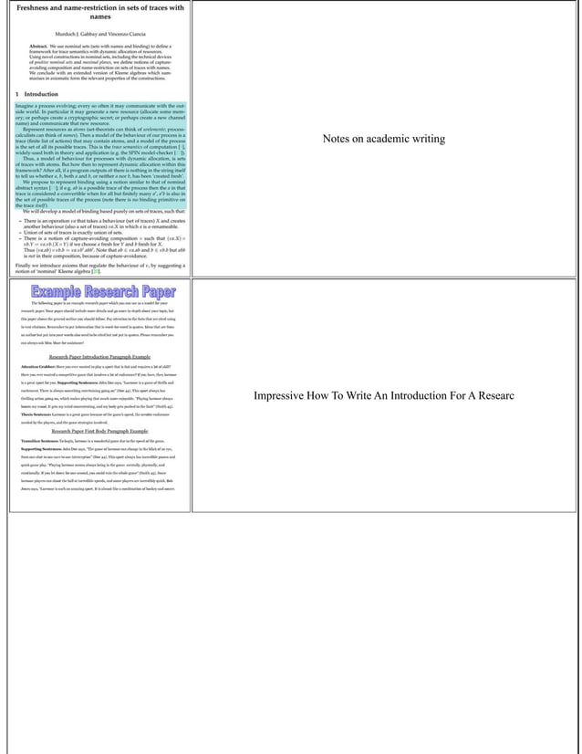 How To Write Research Paper Introduction | PDF | Science