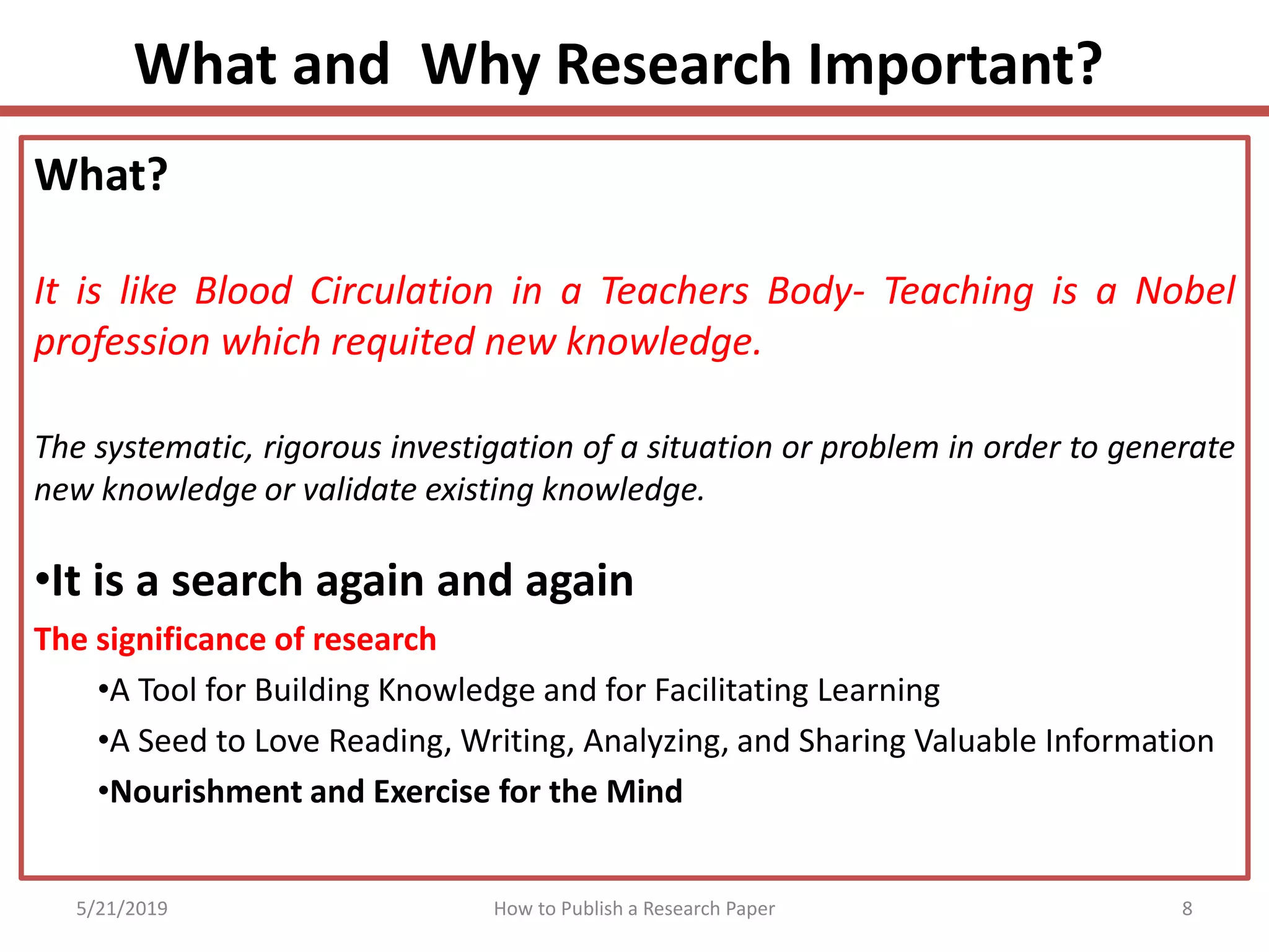 How to write research paper | PPT