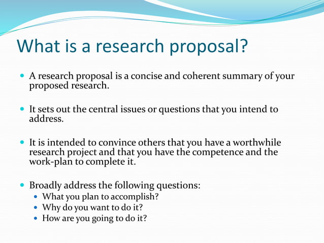 How to Write Research Proposal | PPTX