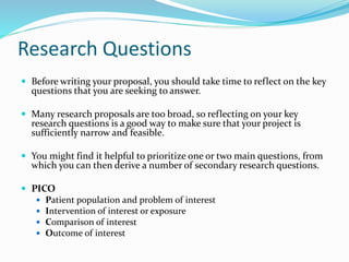 How to Write Research Proposal | PPTX